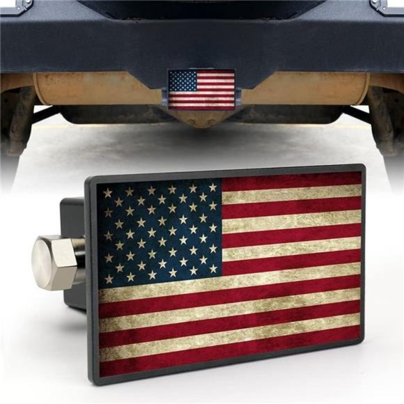 Other | Trailer Hitch Cover For 2 Receivers Heavy Metal Tow Hitch Cover ...